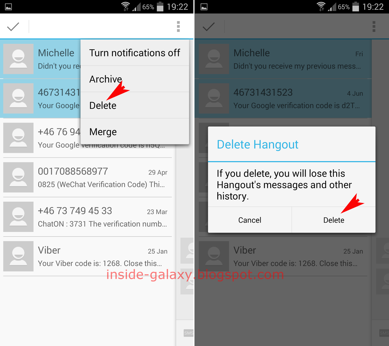 Inside Galaxy: Samsung Galaxy S4: How to Delete Messages or ... Inside Galaxy: Samsung Galaxy S4: How to Delete Messages or ...