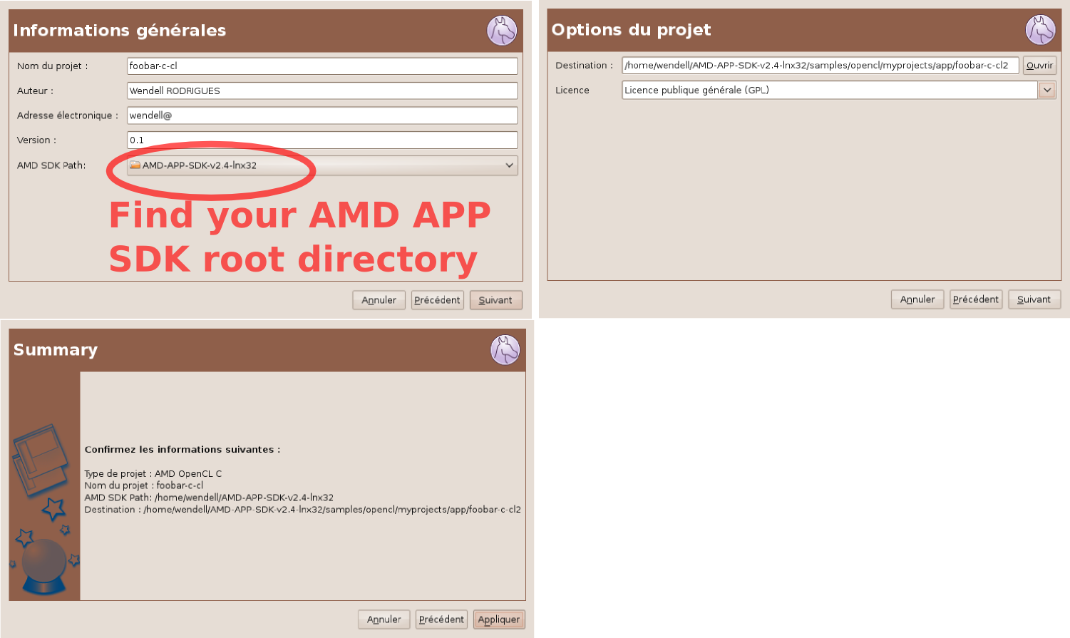 GPU/OpenCL Modeling: Anjuta Project Wizards for AMD, NVidia and Intel ...