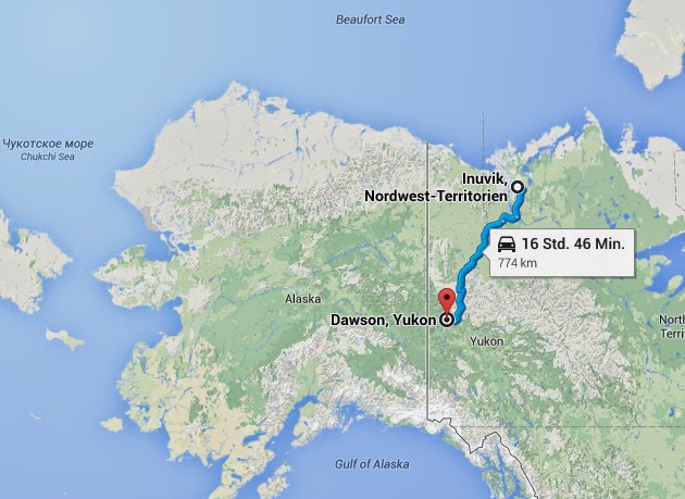 la aventura panamericana: The Dempster Highway, Dawson City-Inuvik ...