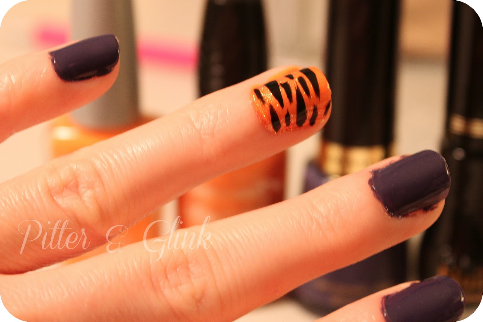 Clemson Girl: Guest Blog: Clemson Manicure Tutorial
