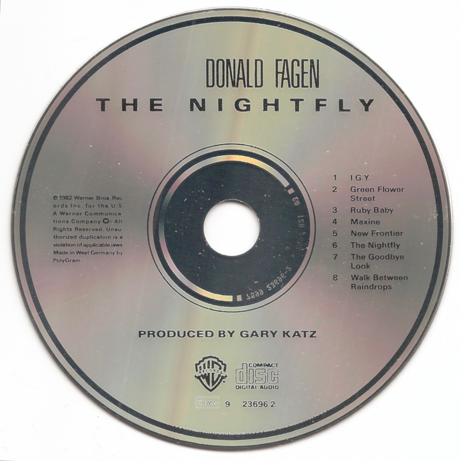 The First Pressing CD Collection: Donald Fagen - The Nightfly