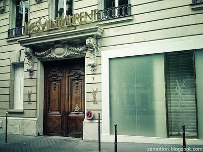 Life of a Lil Notti Monkey: Yves Saint Laurent's office