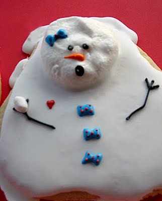 Auraea Sunshine Bake Shoppe: Melting Snowmen Cookies