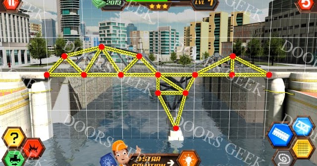 Bridge Construction Simulator [Easy] Level 7 ~ Doors Geek