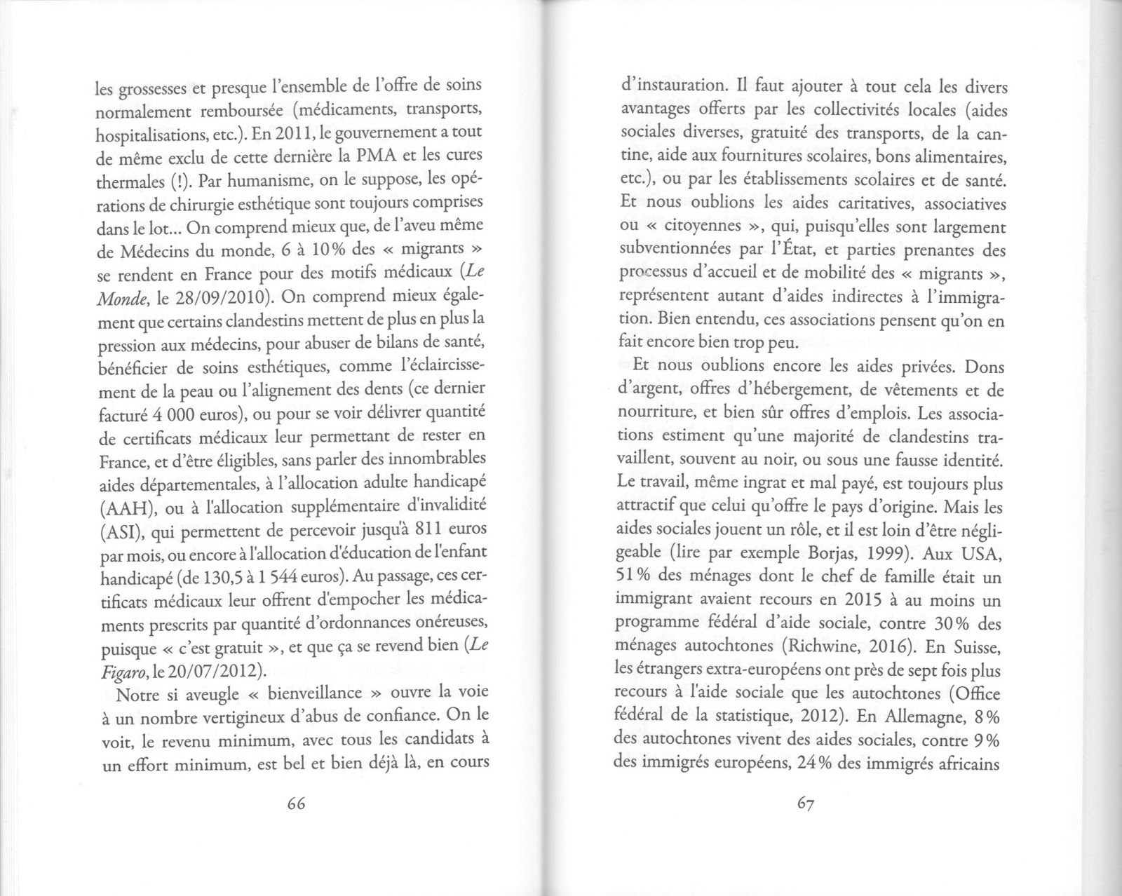 école : références: Laurent Obertone, La France interdite (2018)