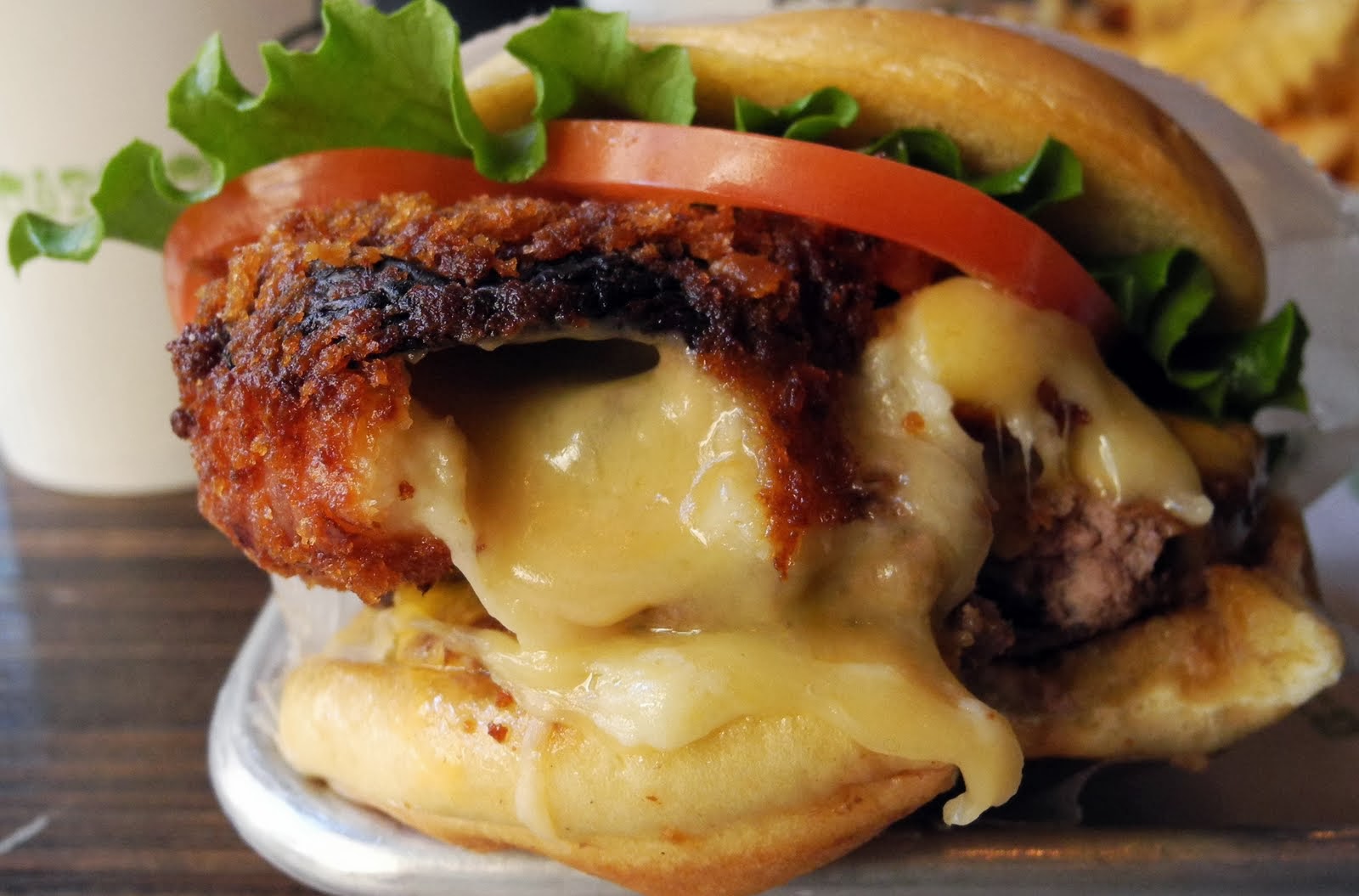 Shake Shack, New York : Eating Without Moving