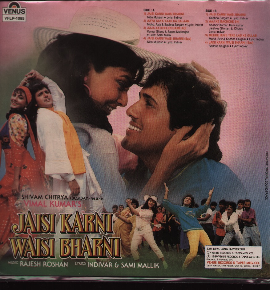 CINE HINDU: Jaisi Karni Waisi Bharni