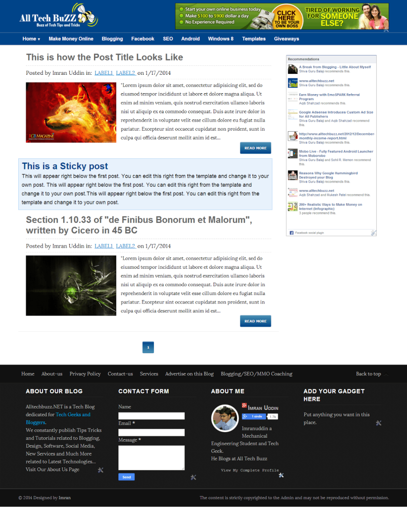 All Tech Buzz Responsive Blogger Template. - njarakty91