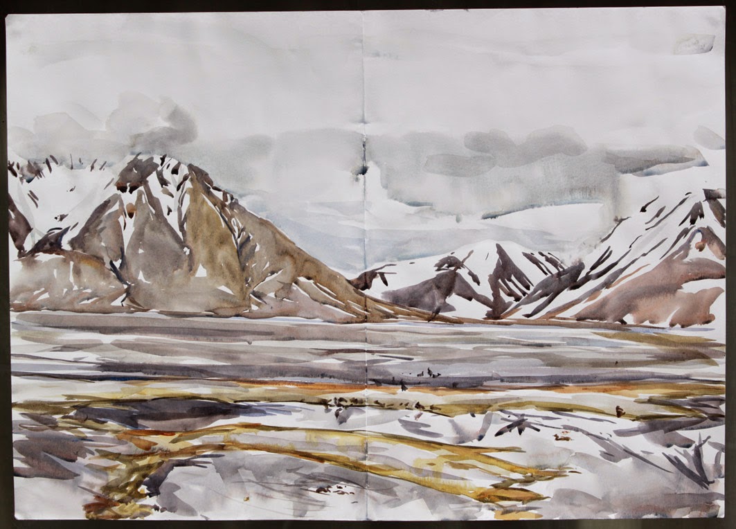 Drawing Blog: ORCA Survey to Svalbard on the Saga Pearl II