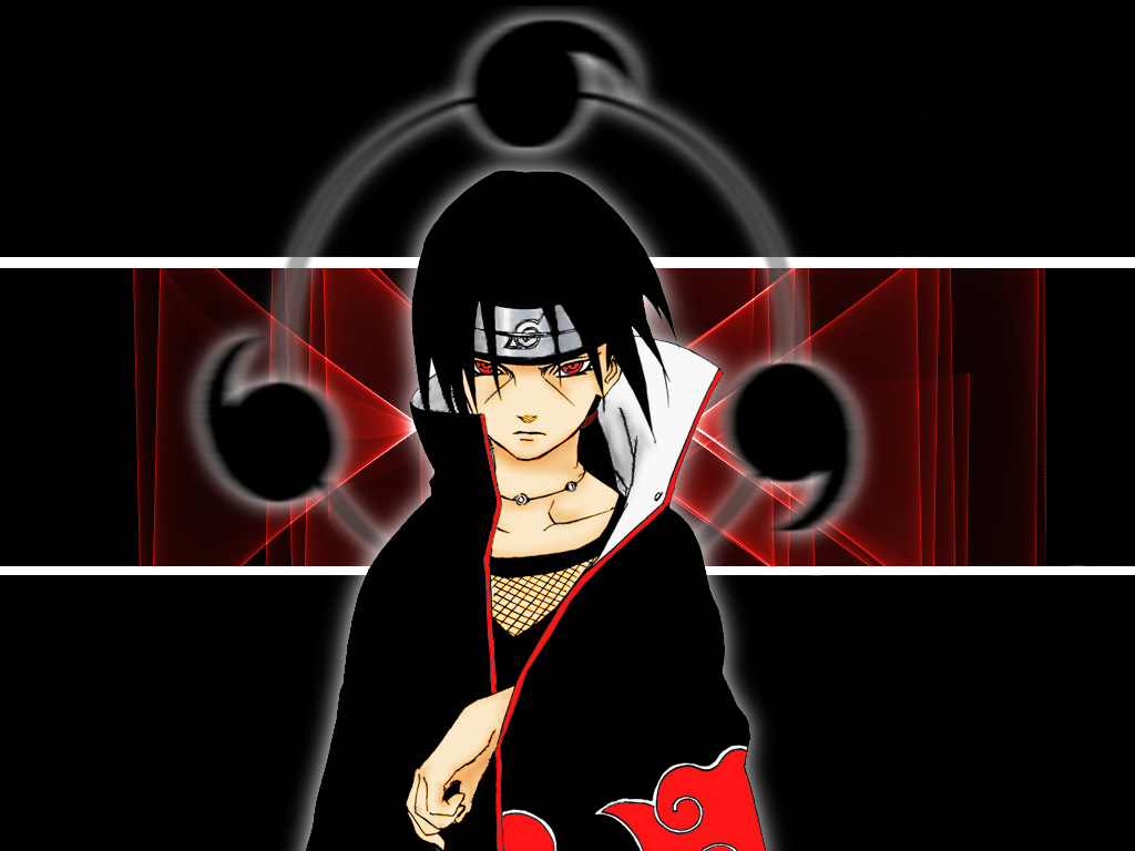 Naruto Shippuden Akatsuki Uchiha Itachi Sharingan