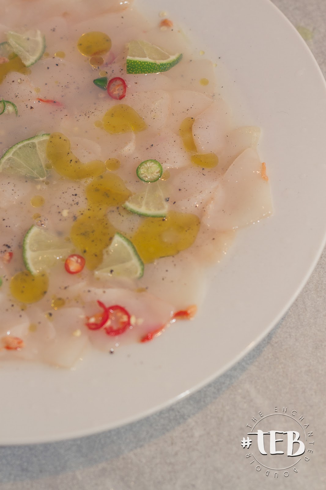 COOKING WITH LE PRINCE: Scallop Carpaccio - THE ENCHANTED BOUDOIR