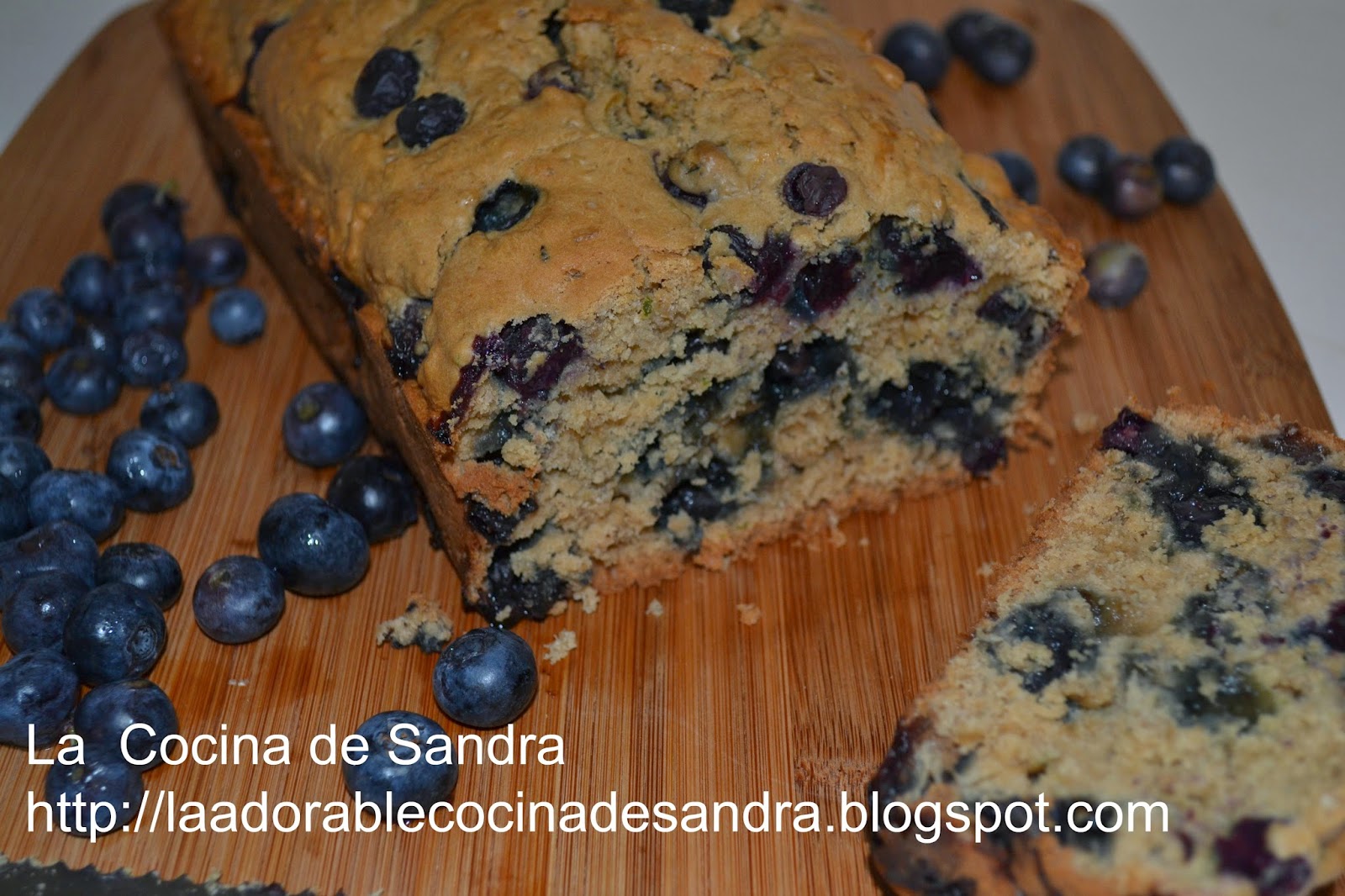 La Cocina de Sandra: PAN DE BLUEBERRIES