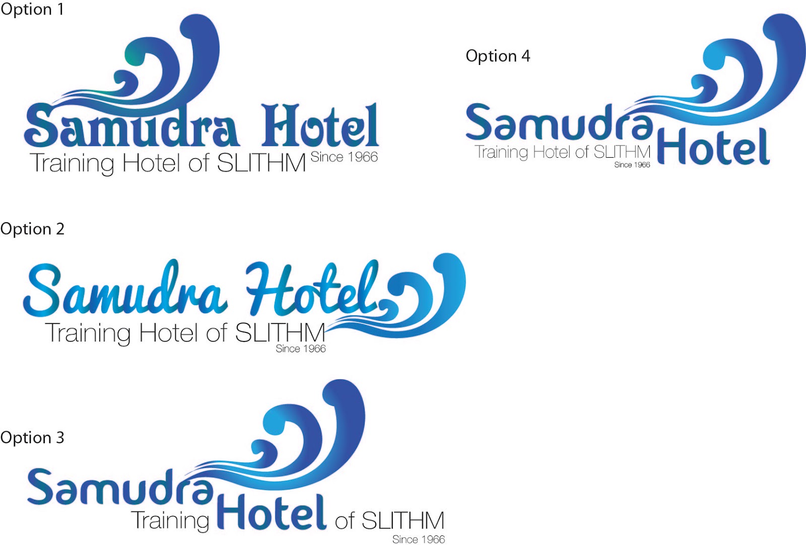 Shalij Designs: Samudra Hotel (Logo Options)