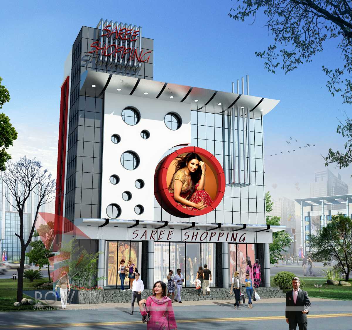 malls | multiplexes | 3d design