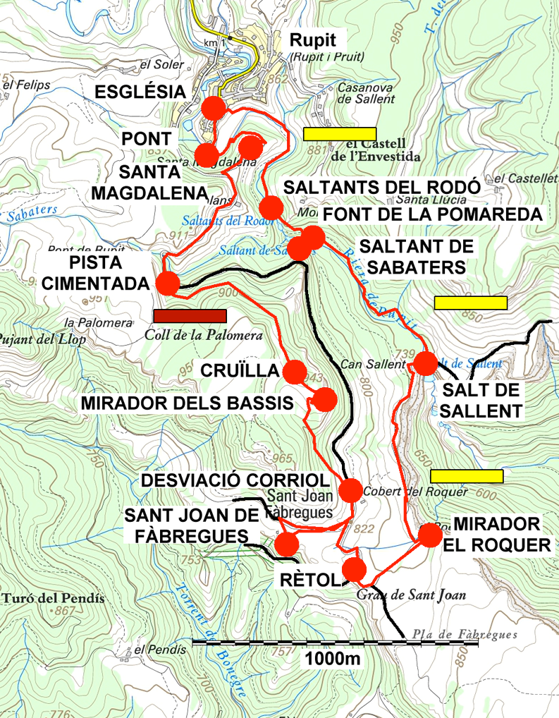 Bloc del Club Atlètic Bordils: RUPIT I SALT DE SALLENT