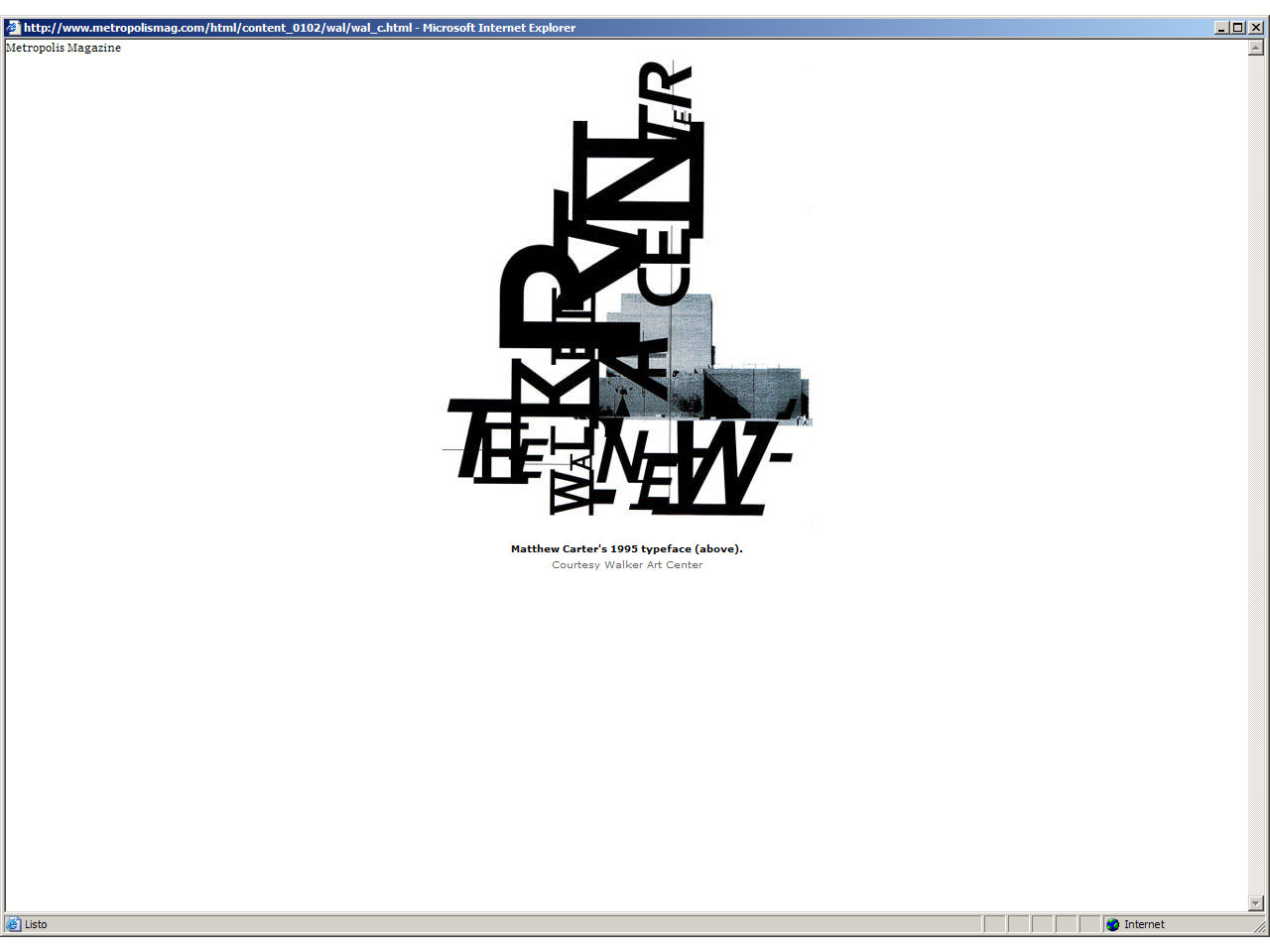 Walker font, de Matthew Carter - tipo_grado