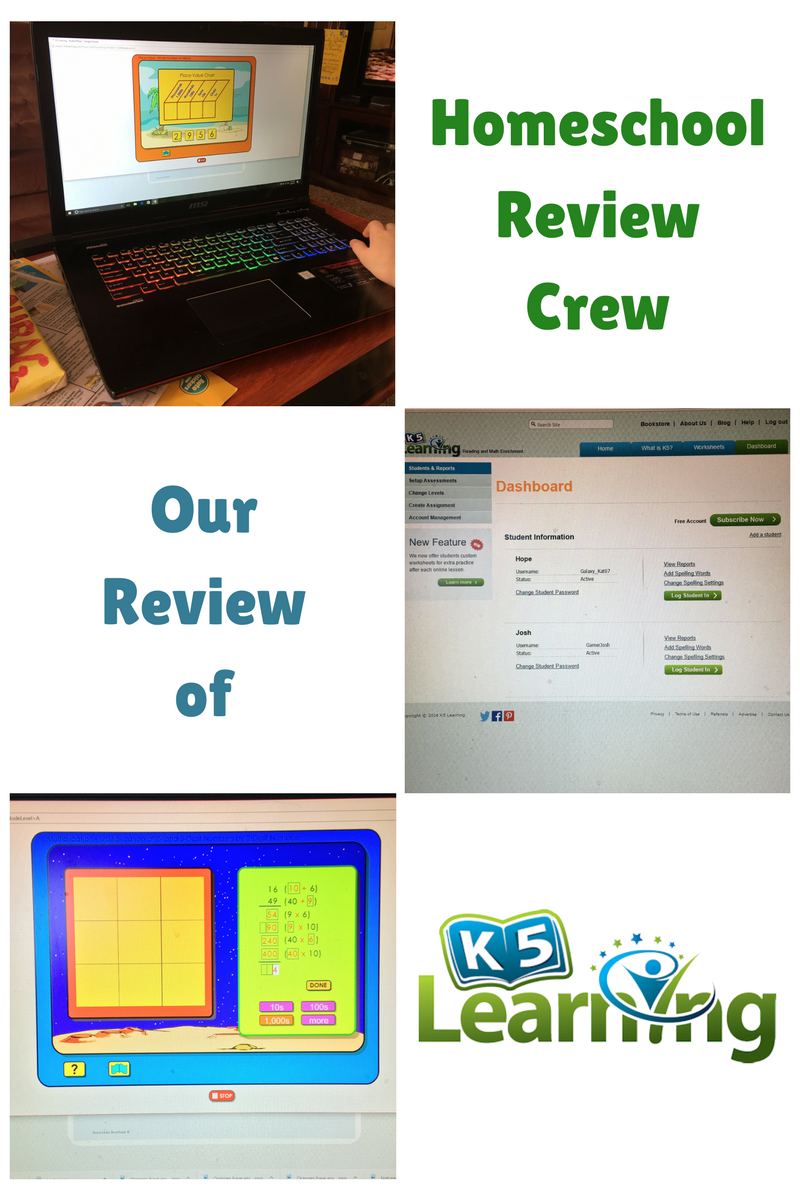 LET'S GET REAL: Homeschool Review Crew: Our Review of K5 Learning