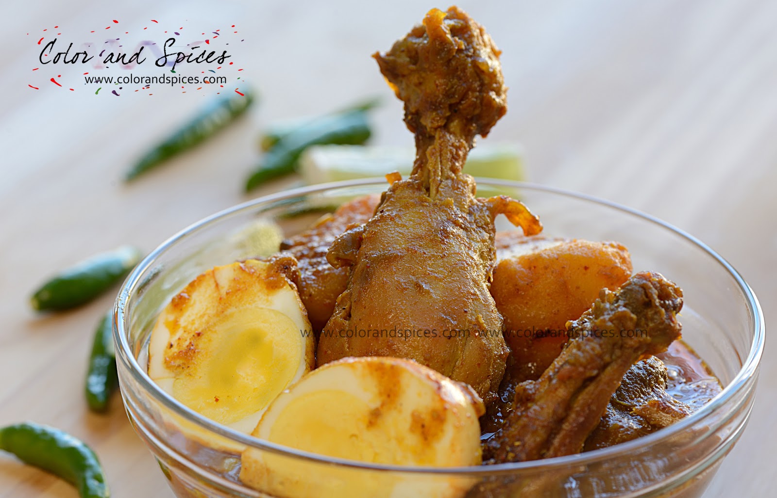 Color and Spices: Chicken Dak bungalow...