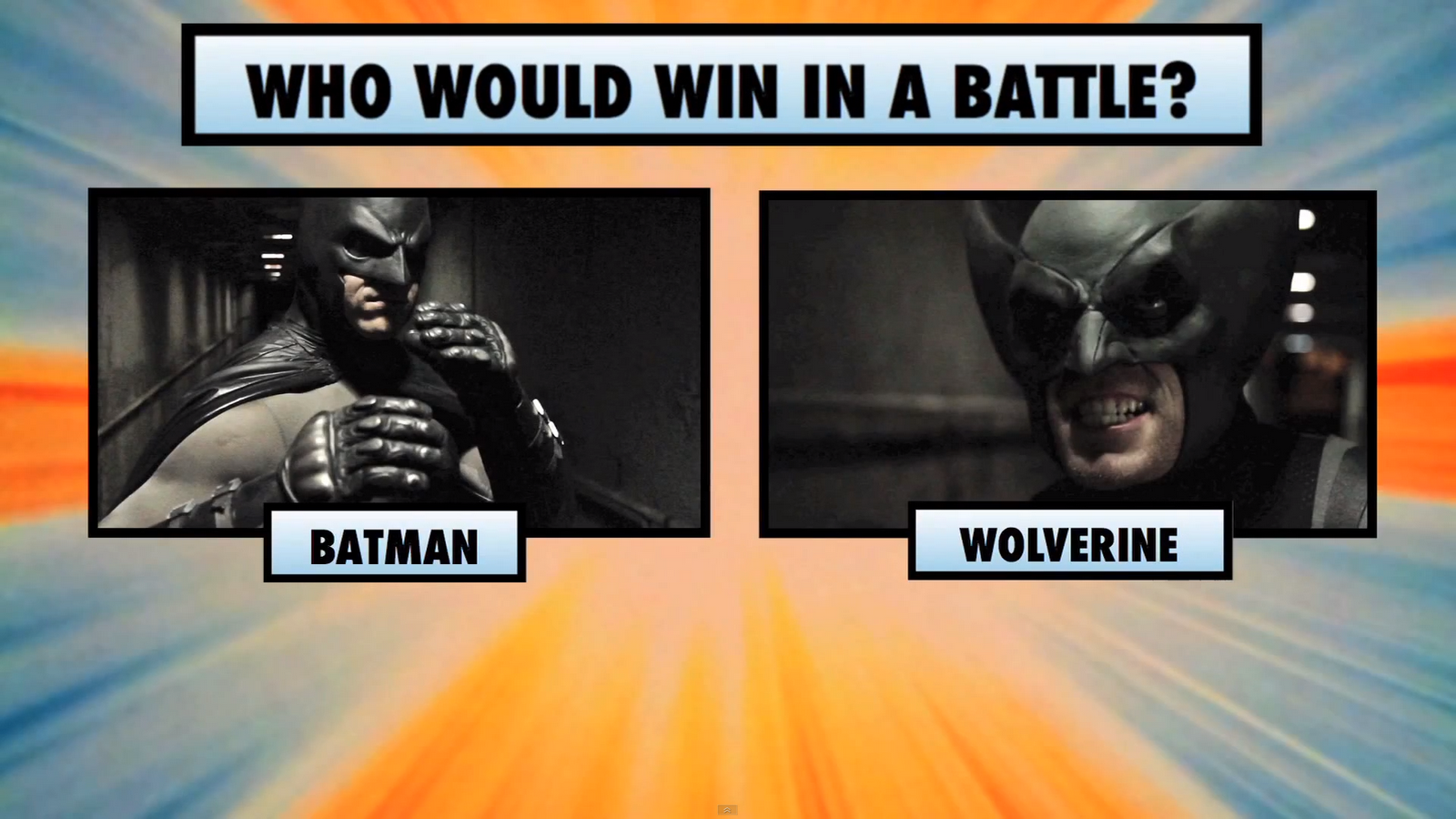 COMIC BOOK ARMY: BATMAN VS WOLVERINE