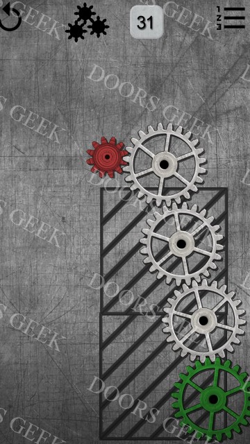 Gears Logic Puzzles Level 31 Solution ~ Doors Geek