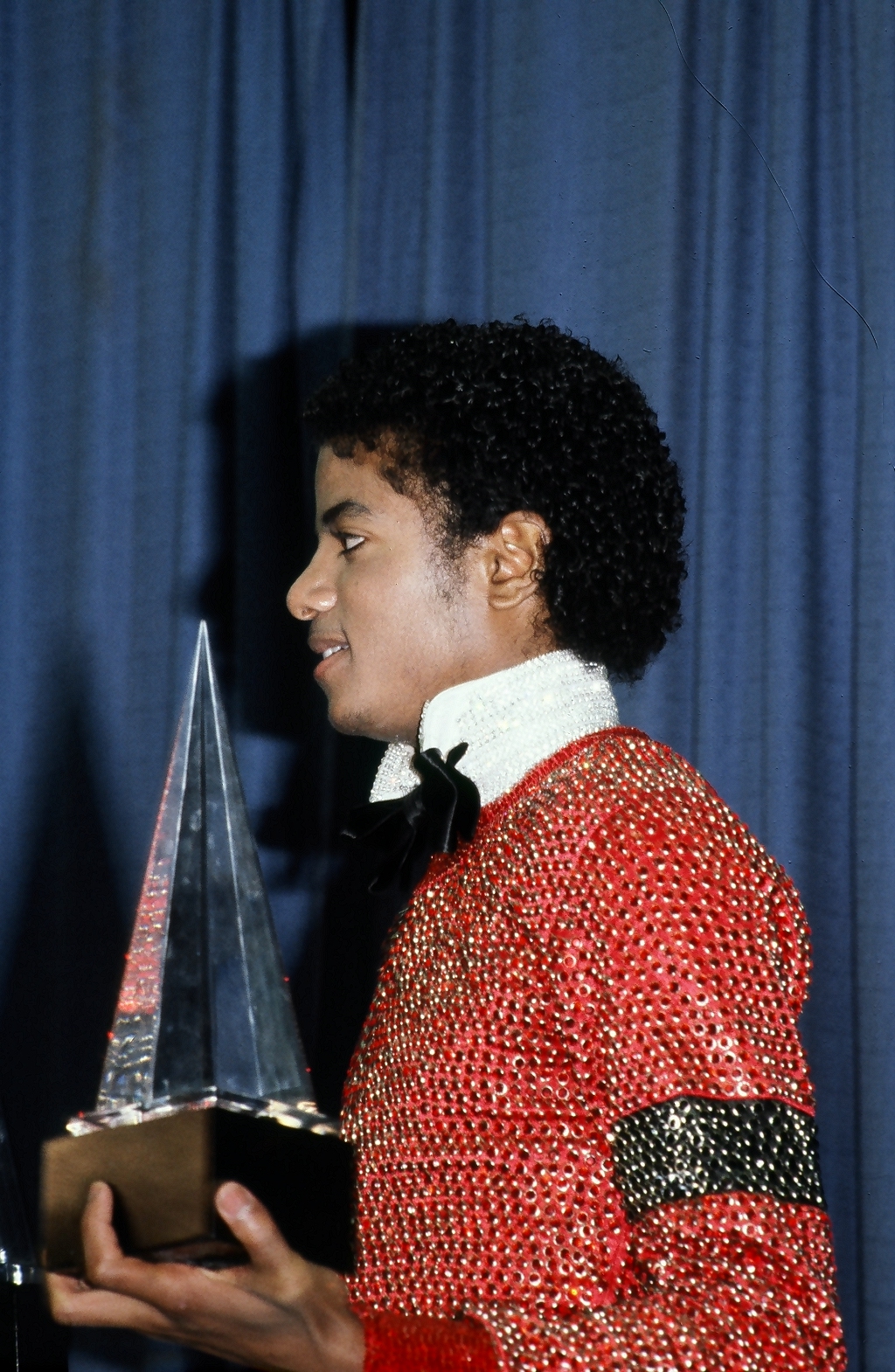 Michael Jackson Attending The 8th American Music Awards 1981