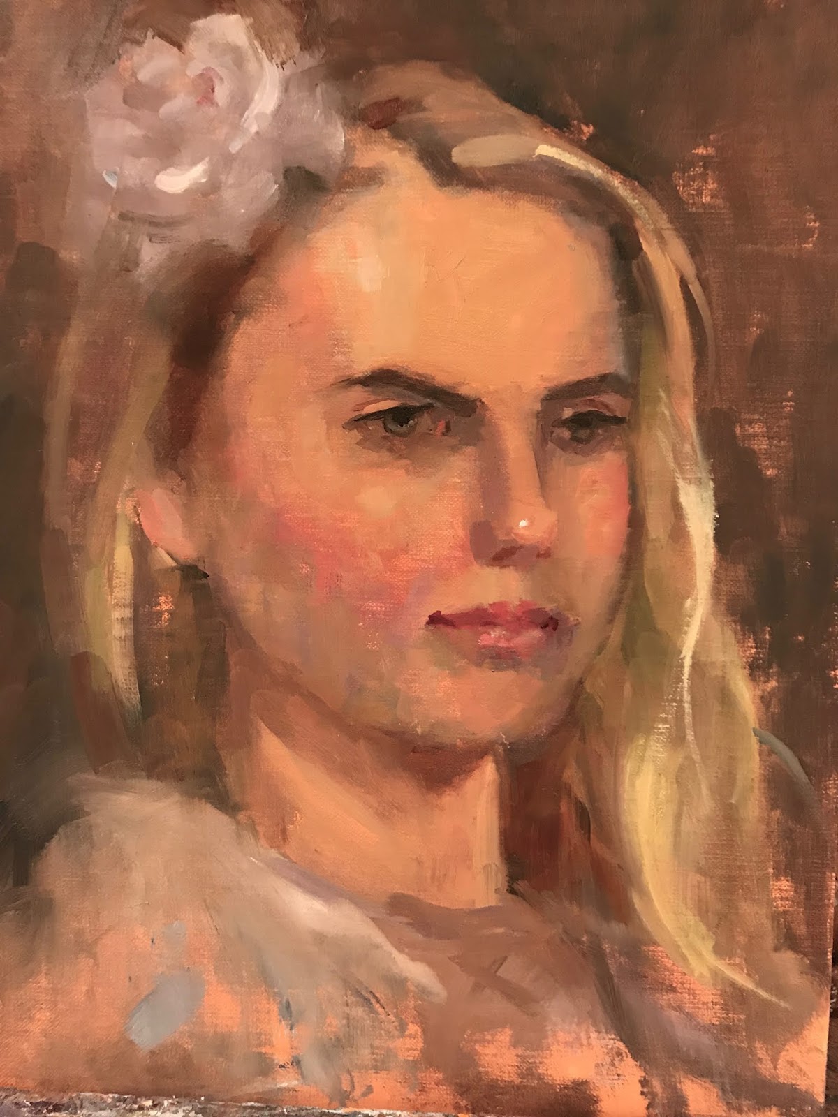 Ann Feldman: Reworking A Portrait (And a Bit of News)