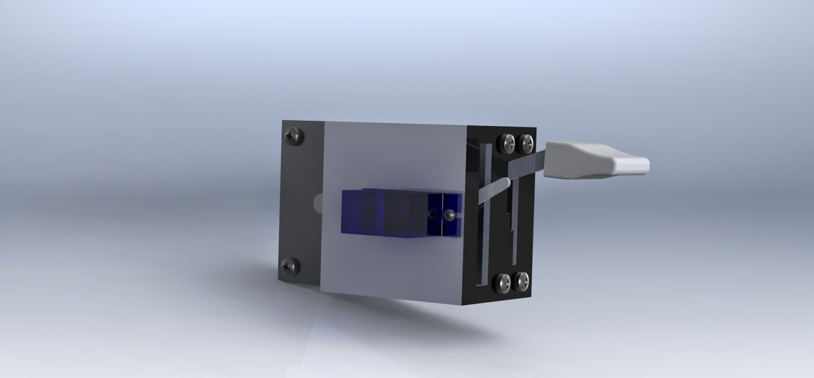 Home Flight Simulator step by step: Flaps lever design part 2