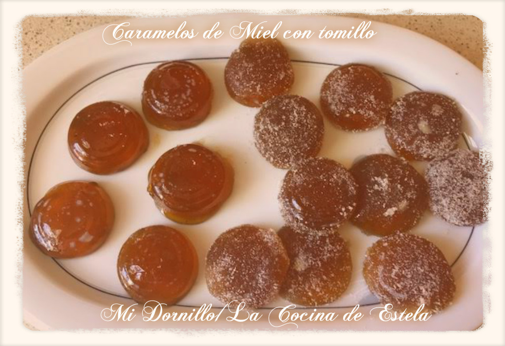 Caramelos de miel y tomillo caseros. | Mi Dornillo: La cocina de Estela