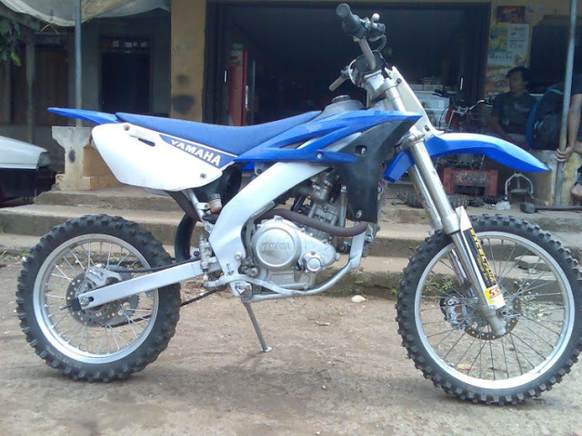 Gambar Modifikasi Vixion Modif Trail Grasstrack Moto Cross - Motor Trabas