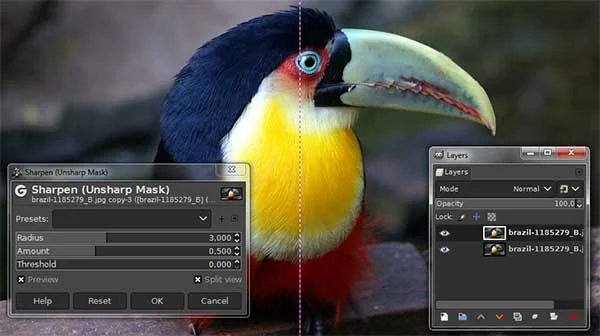 PhotoEffect: How To Sharpen Image in GIMP