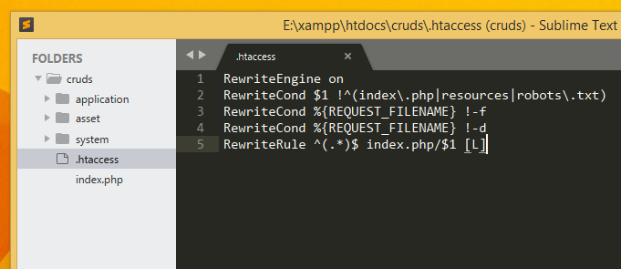 Tutorial menghilangkan atau menyembunyikan index.php di CodeIgniter URL ... Tutorial menghilangkan atau menyembunyikan index.php di CodeIgniter URL ...