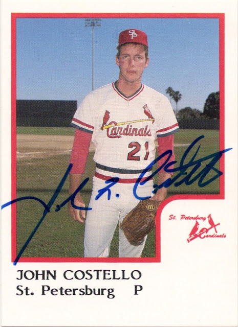 1986 PROCARDS PROJECT: JOHN COSTELLO