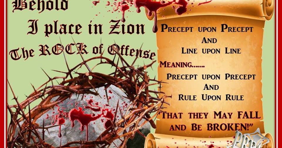 PREACH BE A VOICE NOT AN ECHO: PRECEPT Upon PRECEPT; RULE Upon RULE ...