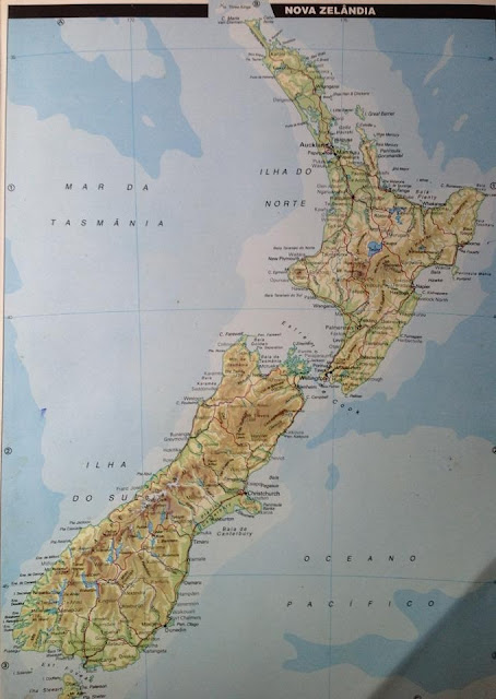 New Zealand - Geographical Maps of New Zealand ~ Klima Naturali™