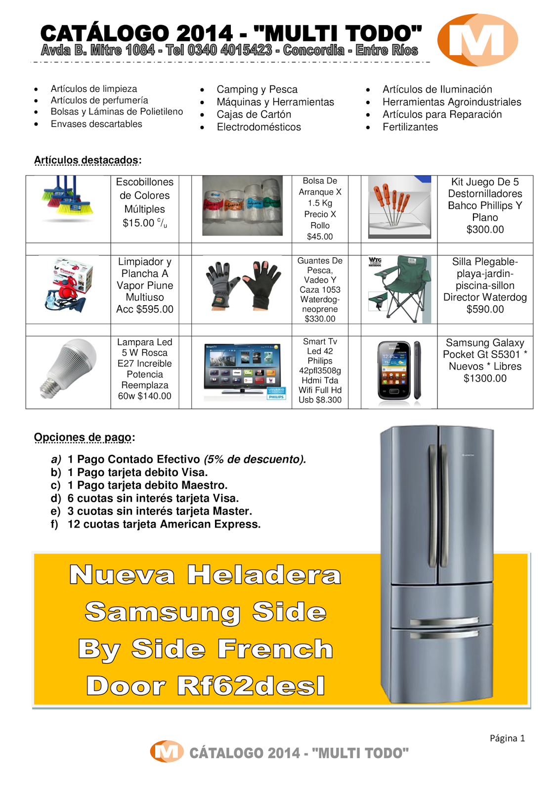 Cursos de Computación 2014 - 2015: Catálogo "Multi Todo" (3 páginas)