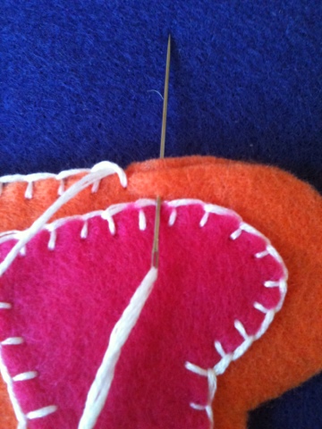 Coconut Love: DIY Puffy Felt Magnets (and Blanket Stitch Tutorial)