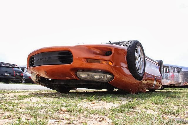 Awesome Upside - Down Car Turns Driving Literally on Its Head
