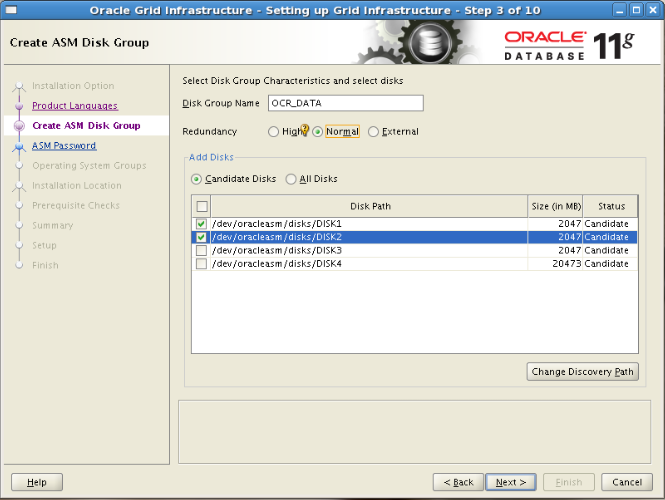 Oracle Dba Quick Notes Oracle 11g R2 Grid Infrastructure Asm Setup For Standalone Server Step