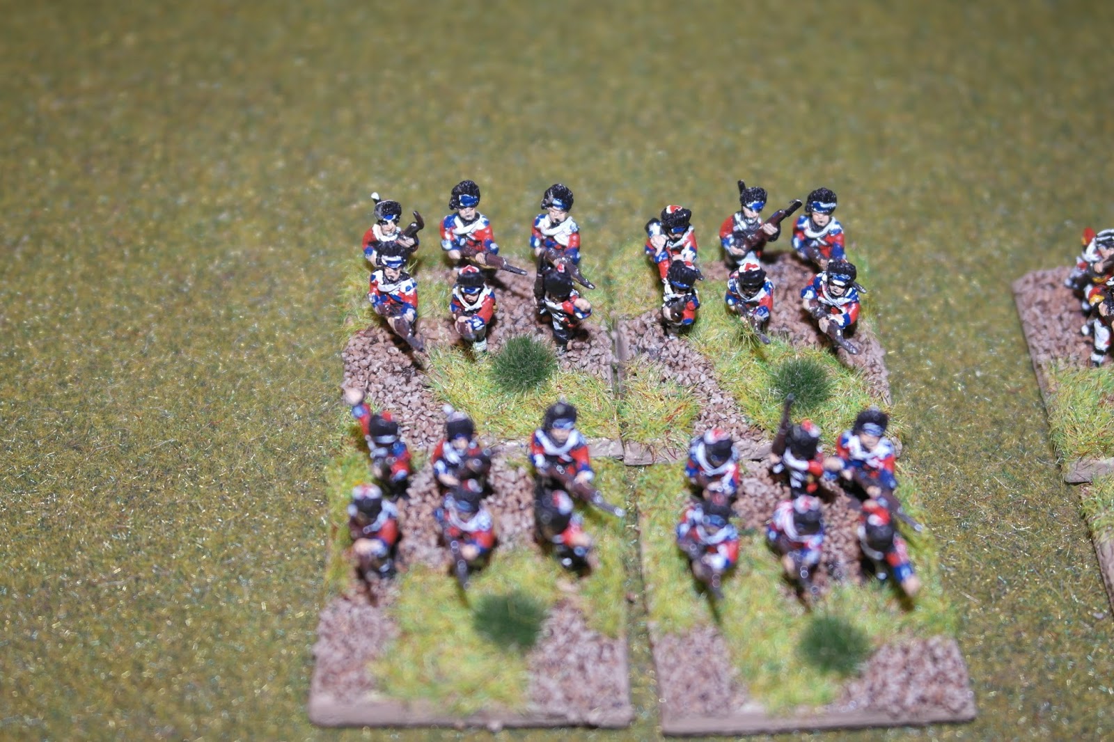 Turbil Miniatures: 10mm british redcoats from pendraken AWI
