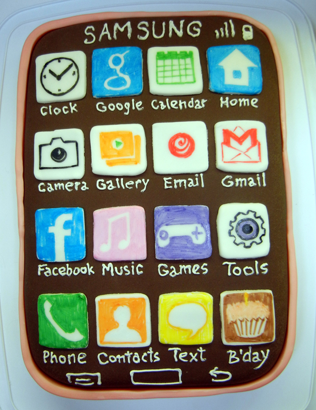 Ronna's Blog: Cellphone Cake
