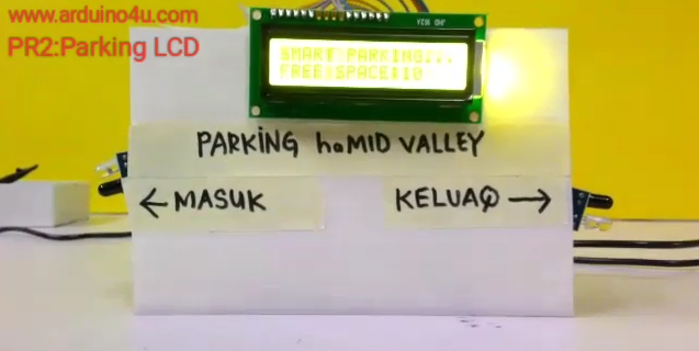 Projek Elektronik Arduino4u.com: 2.Parking System with LCD display