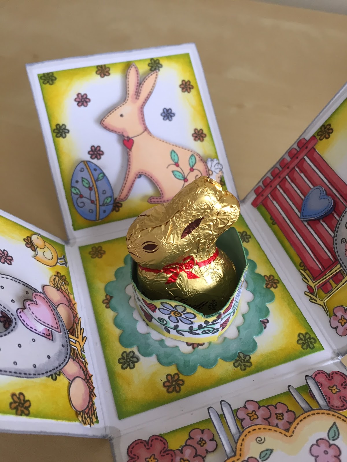 Crafty Little Ideas: Easter Treat Box made with Inky Doodles stamps.