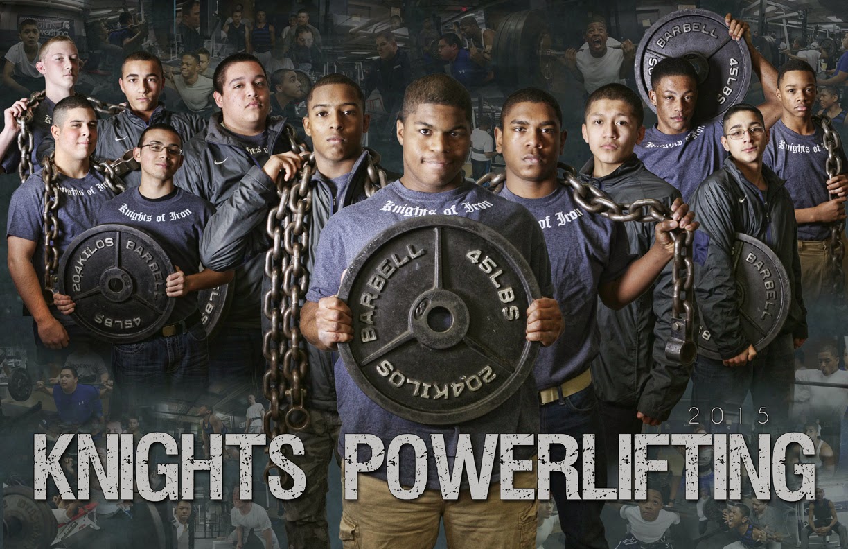 Woodward Academy Knights: Powerlifting Poster 2015