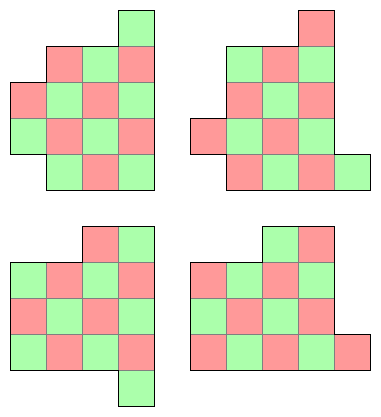 meander lawn: Pentomino puddles