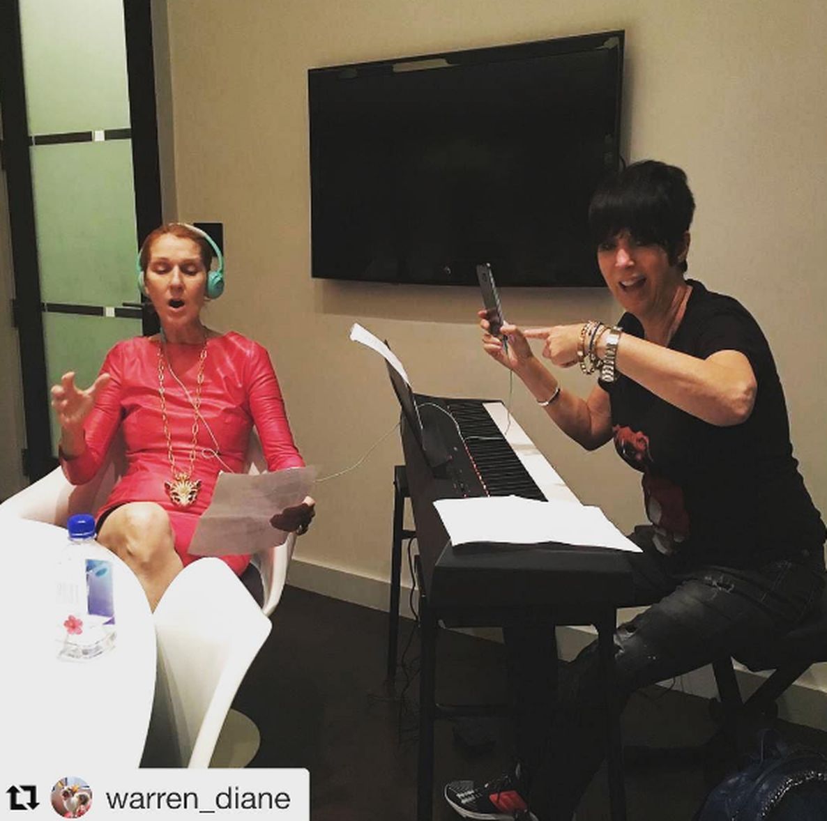 The Power Of Love - Celine Dion: Celine Dion with Producer and ...