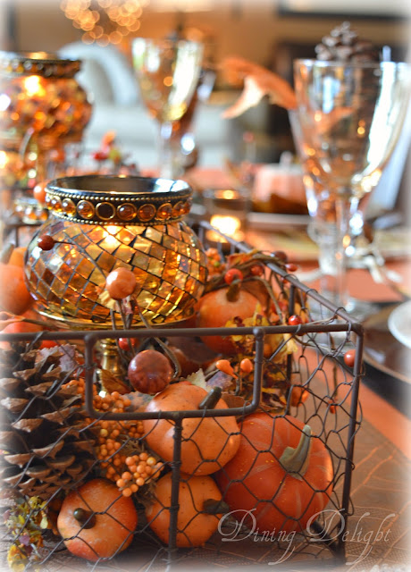 Dining Delight: Fall Decor on the Sideboard
