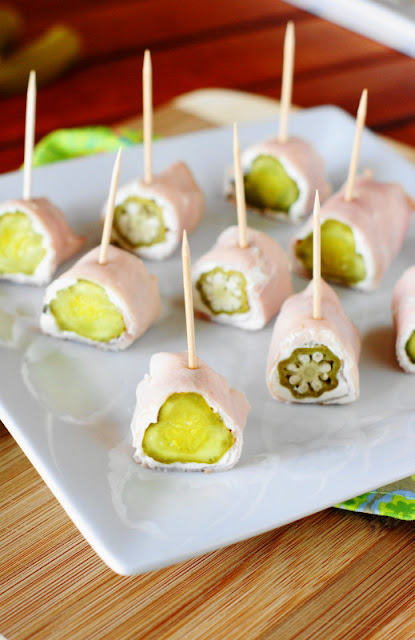 3-Ingredient Low-Carb Ham & Pickle Bites {with Baby Dill Pickles or ...