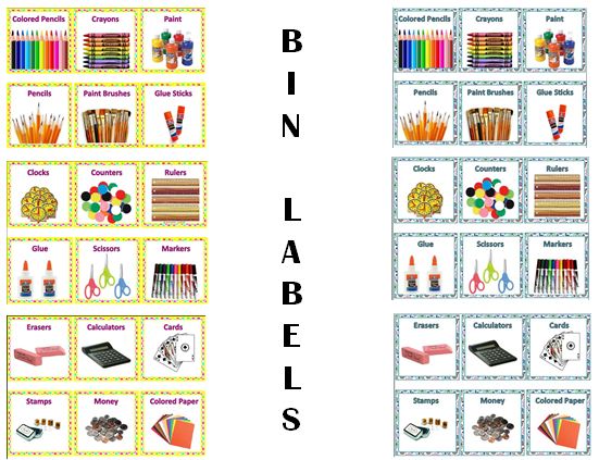 Empowered By THEM: More Bin Labels