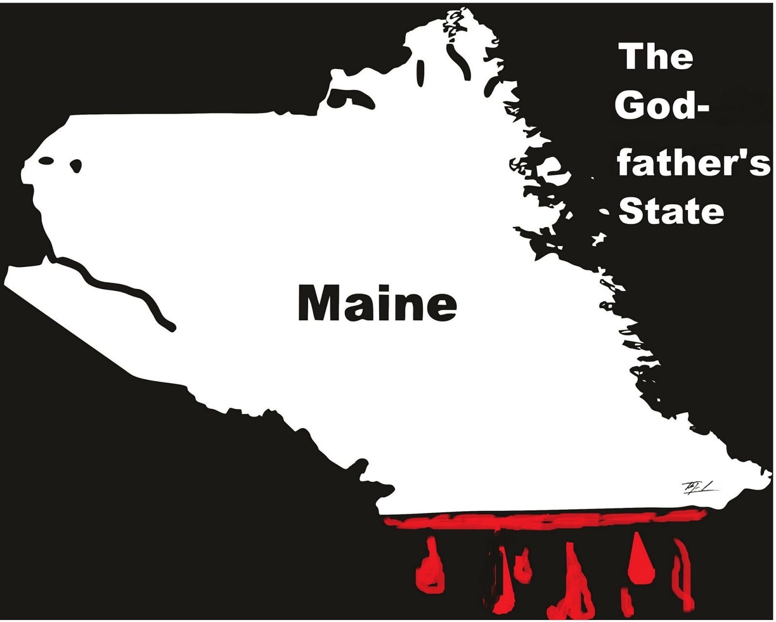 Funny maps: Funny maps of Maine
