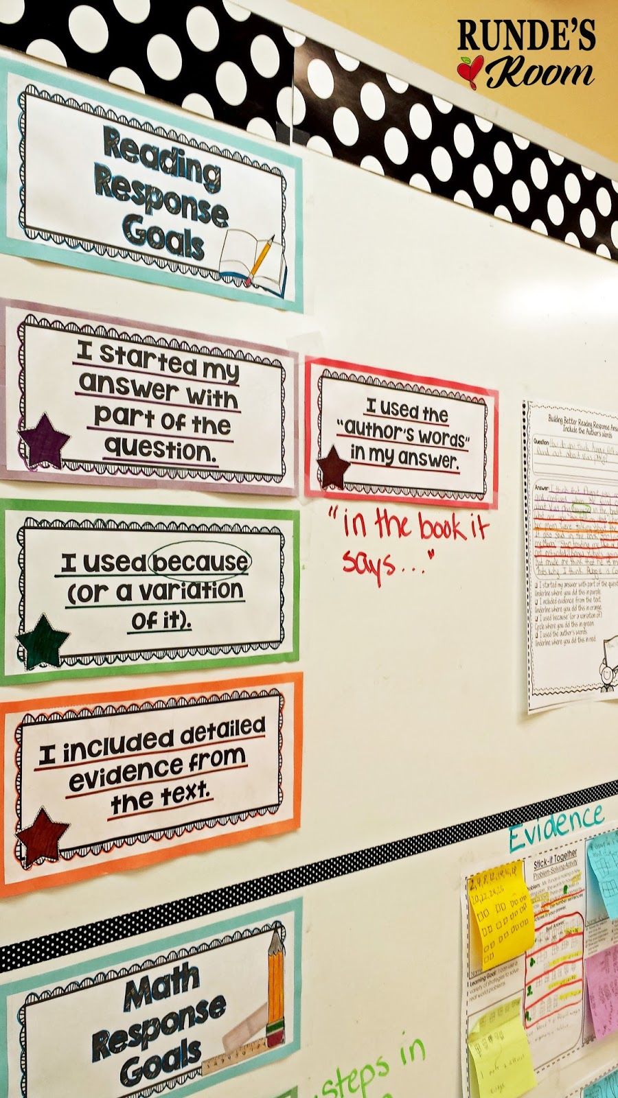 Adding Student Evidence to Learning Goals | Runde's Room | Bloglovin’